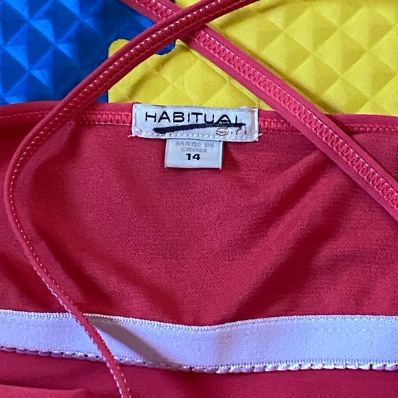 Habitual | Swim | Habitual Girl Contrast Stitch Twopiece Swimsuit Size ...